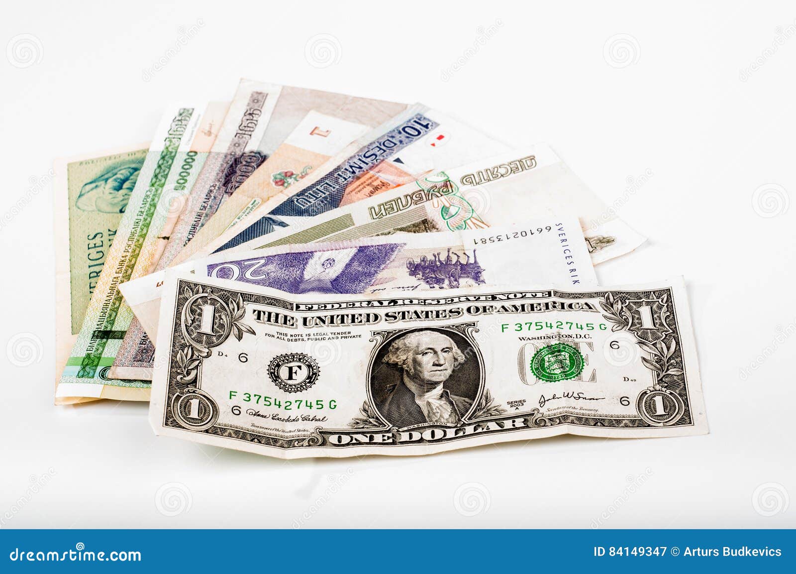 Various Currency Paper Bills Stock Image - Image of exchange ...
