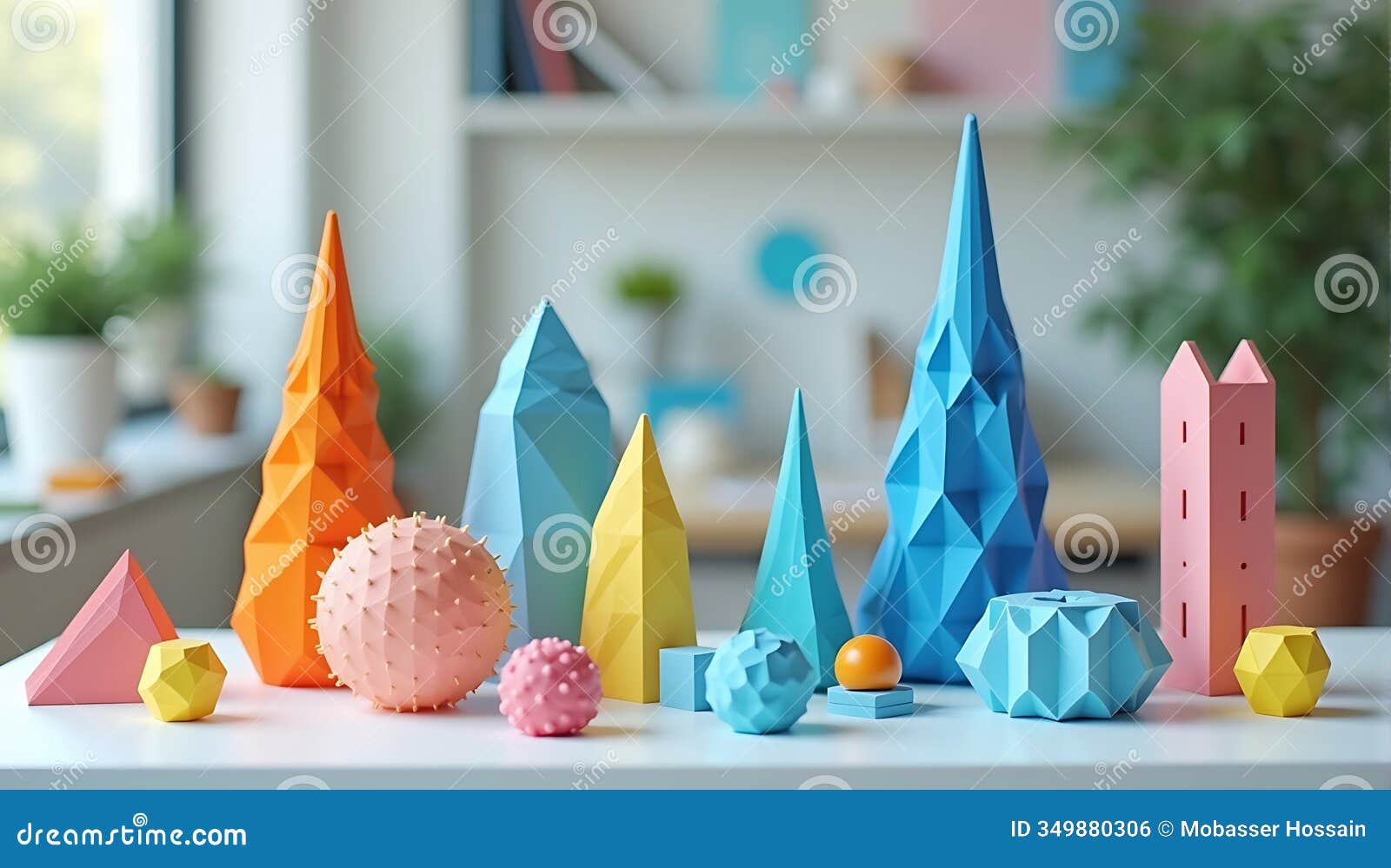 Various 3D Printed Models of Molecules, Geometric Shapes, and Landmarks ...