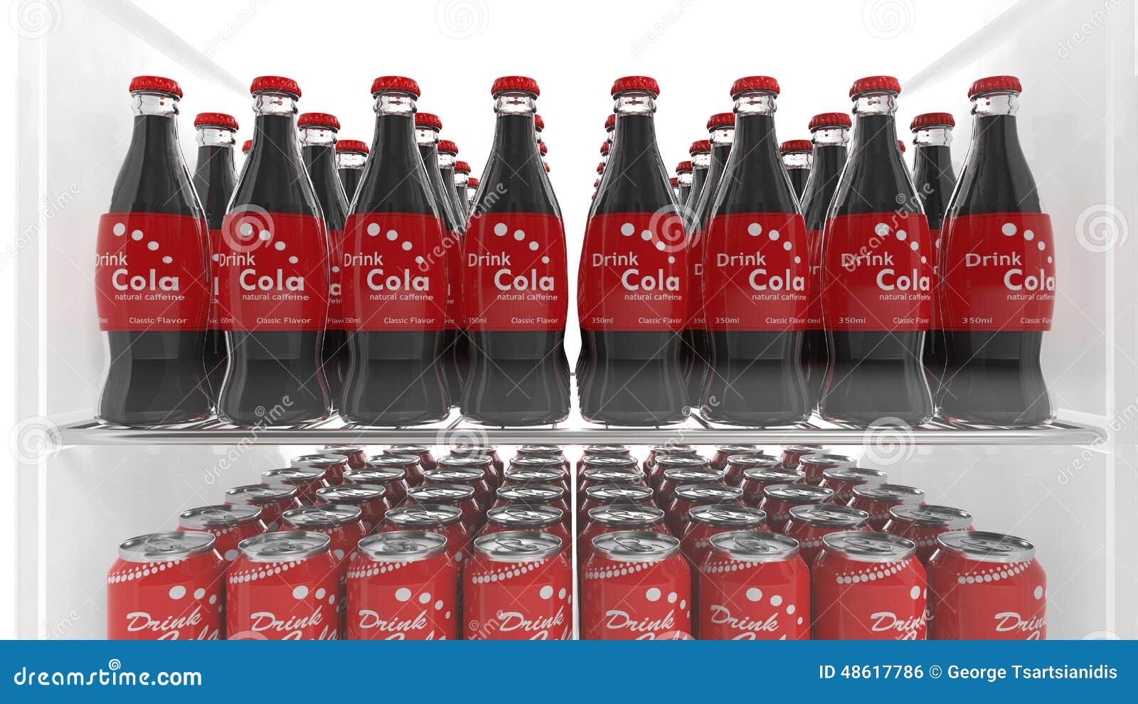 Various 3D soda containers stock illustration. Illustration of ...