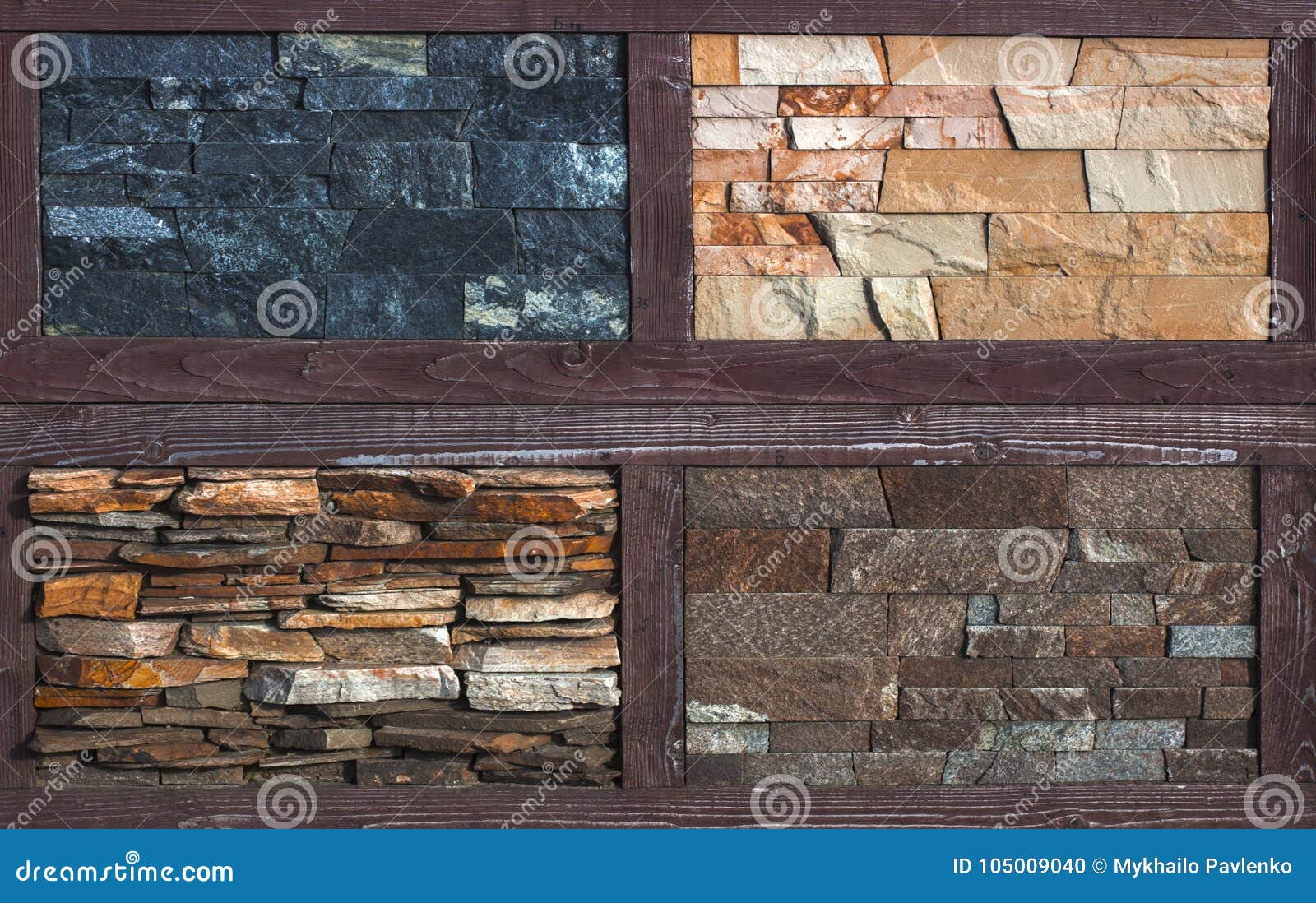 Various Decorative Tiles, and Natural Stone Samples Stock Photo - Image ...