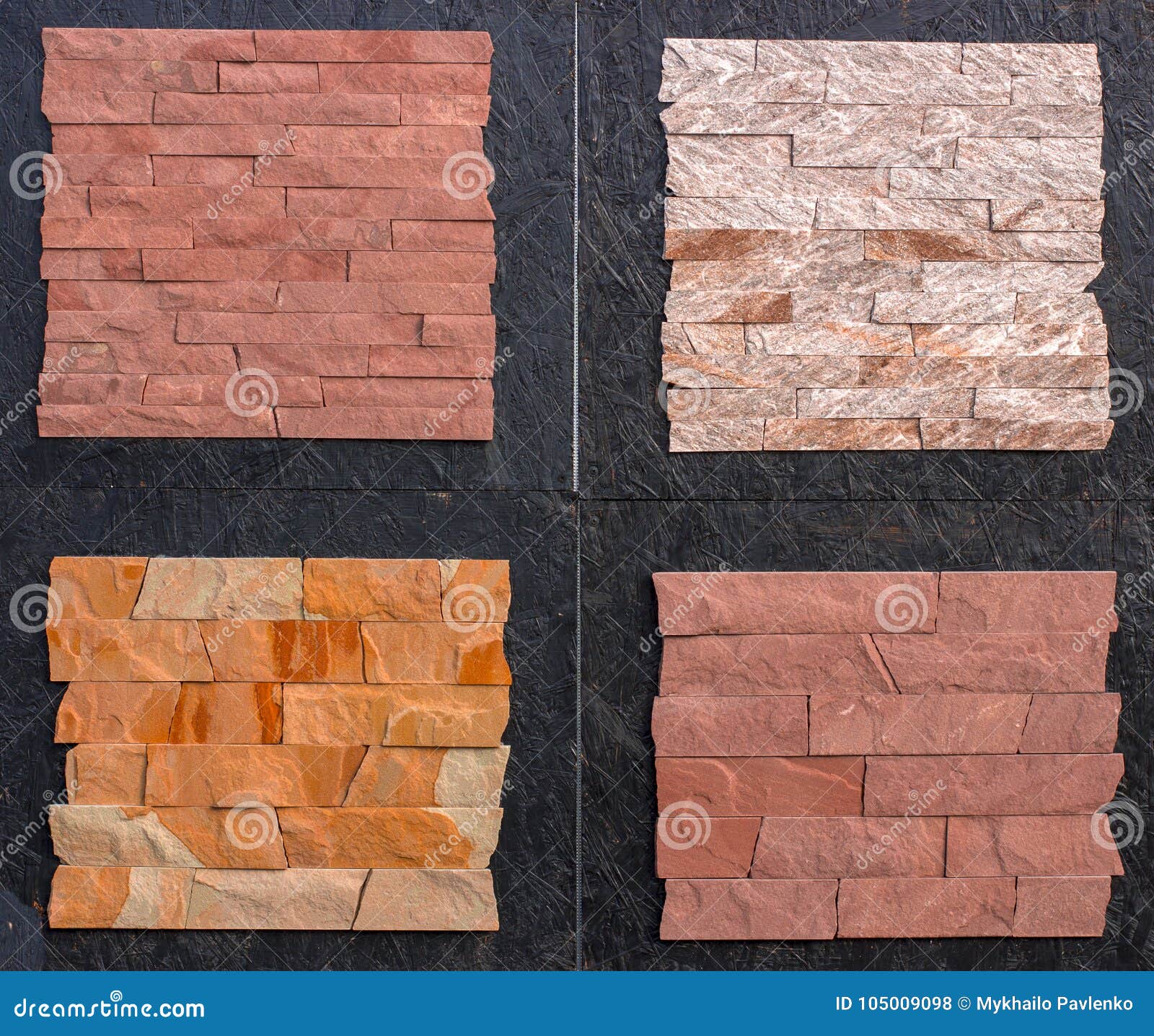 Various Decorative Tiles, and Natural Stone Samples Stock Photo - Image ...