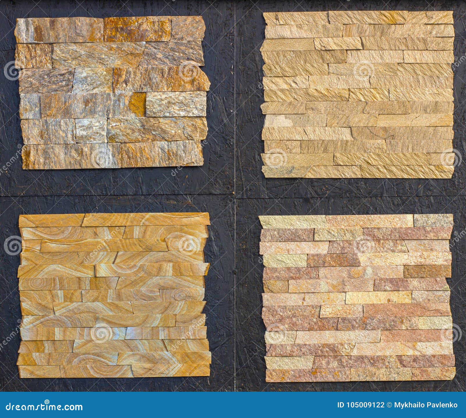 Various Decorative Tiles, and Natural Stone Samples Stock Photo - Image ...