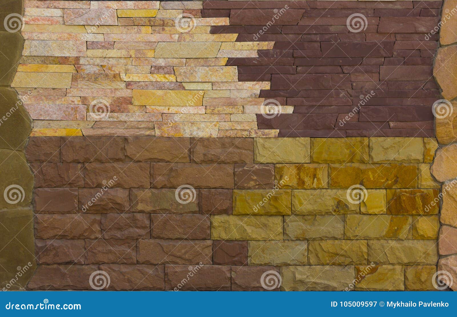 Various Decorative Tiles, and Natural Stone Samples Stock Image - Image ...