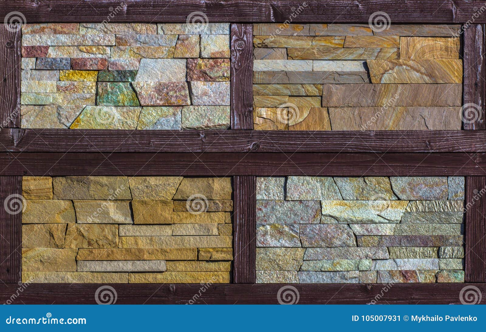 Various Decorative Tiles, and Natural Stone Samples Stock Image - Image ...