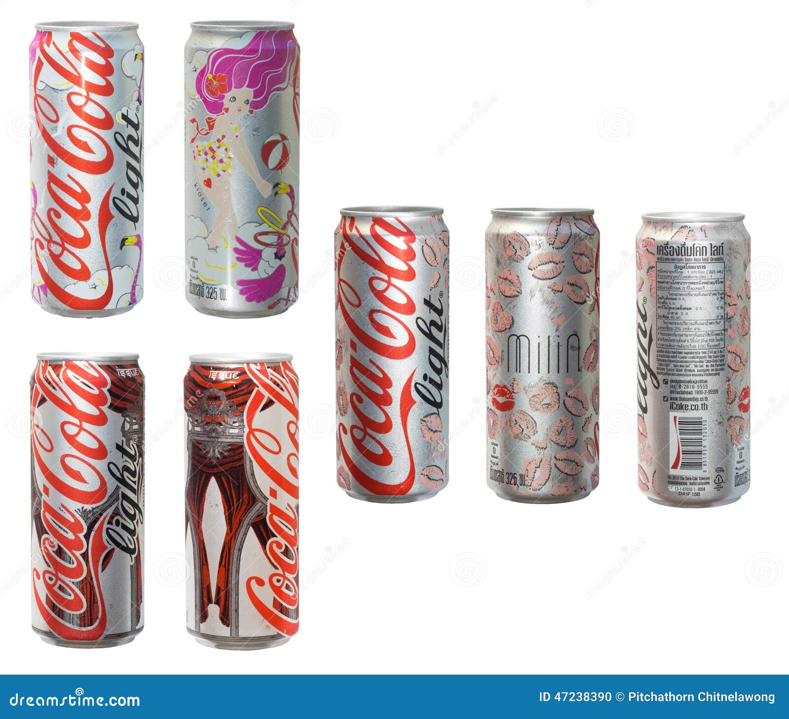 Various Design of Coca-Cola Can Editorial Image - Image of coca ...