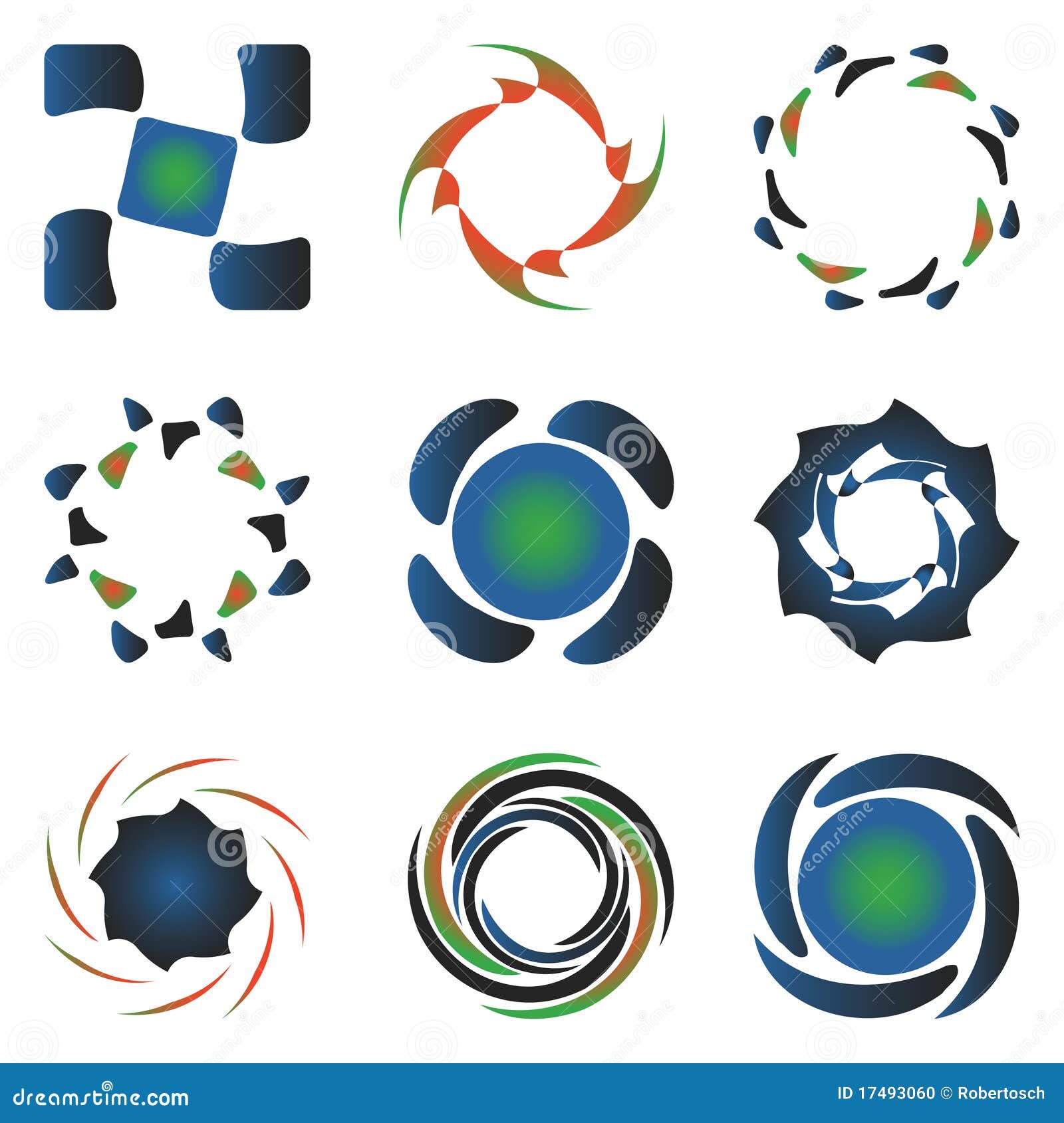 Various Design Elements Collection Stock Vector - Illustration of logos ...