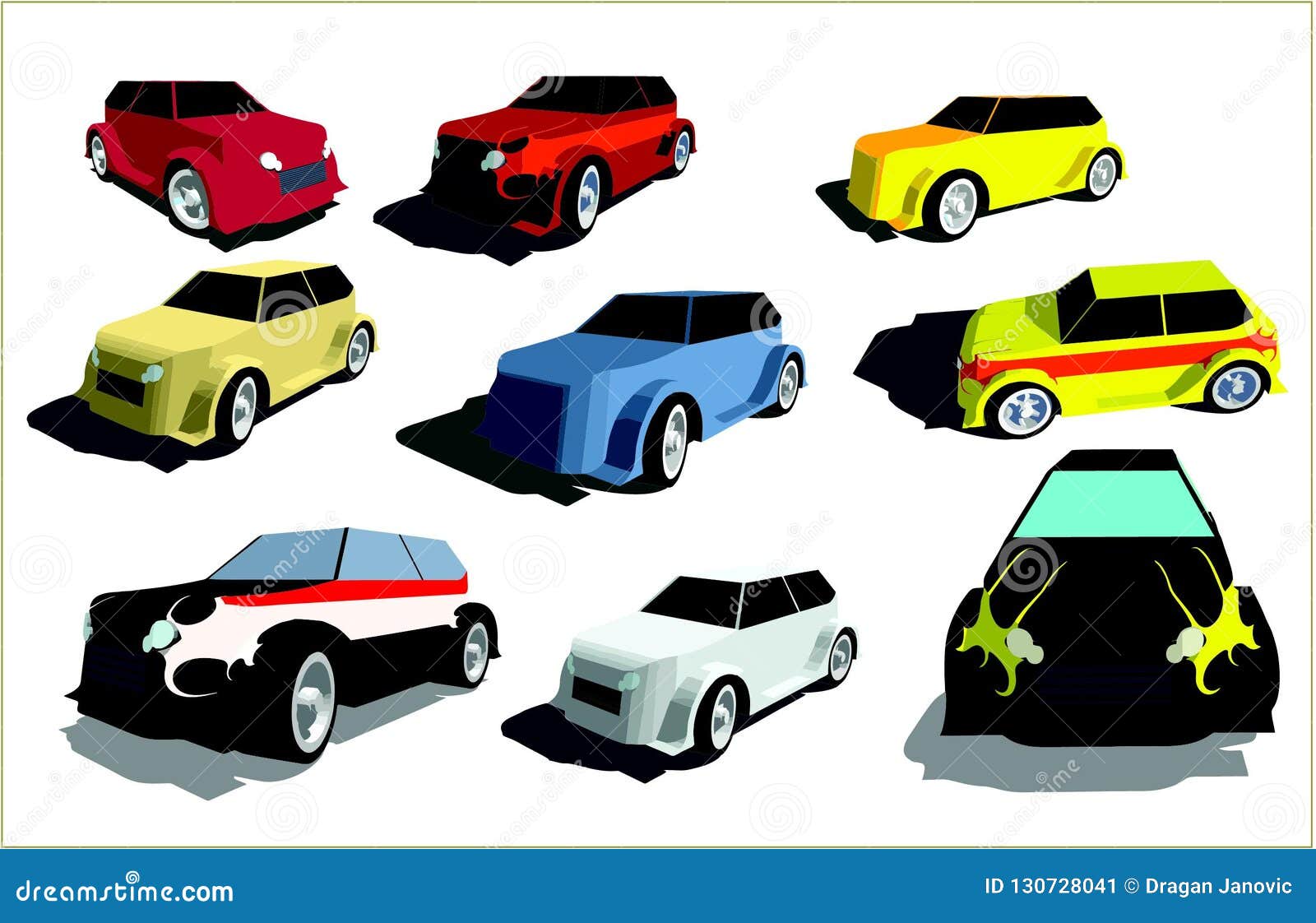 Crossover Car, Various Designs Stock Vector - Illustration of super ...