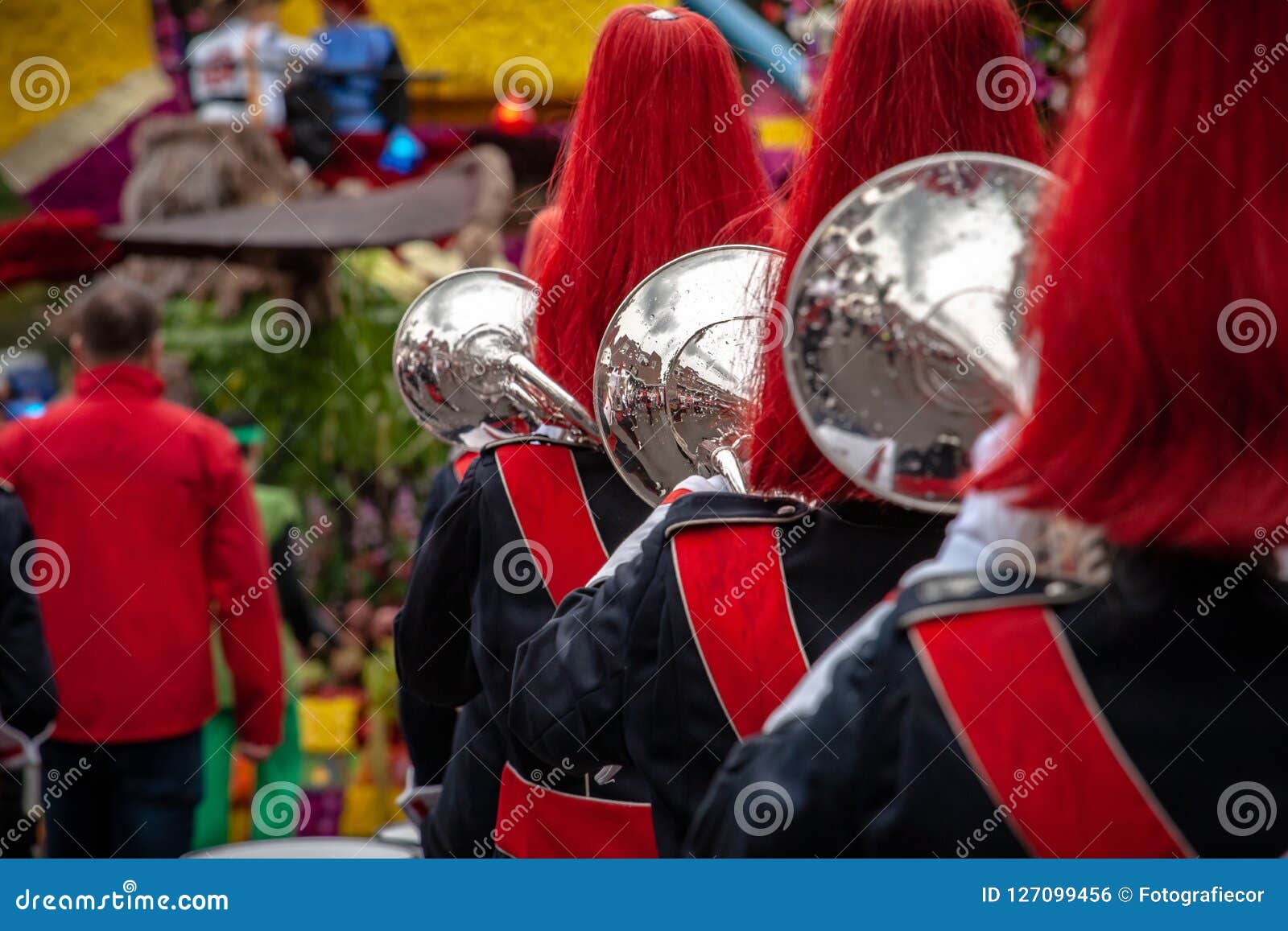 Details from a Show and Marchingband or Fanfare and Drumband Wit Stock ...