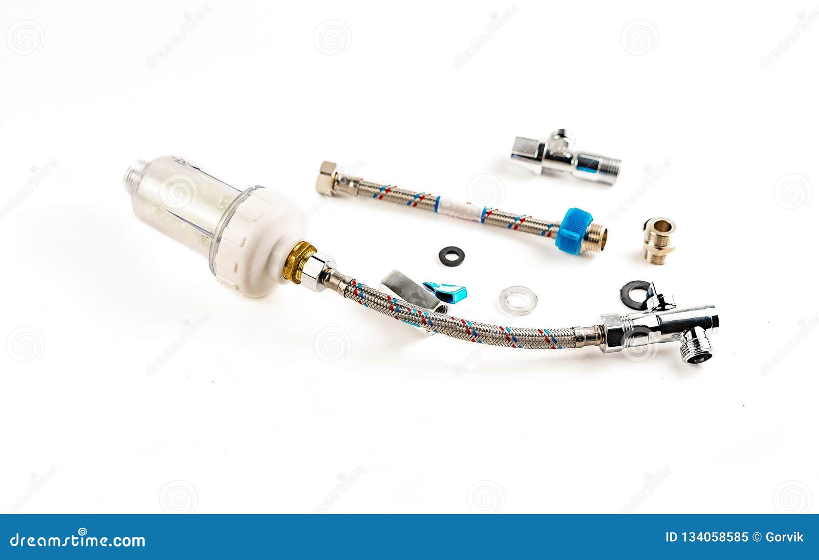 Various Details of Sanitary Ware for Mounting a Water Supply System ...