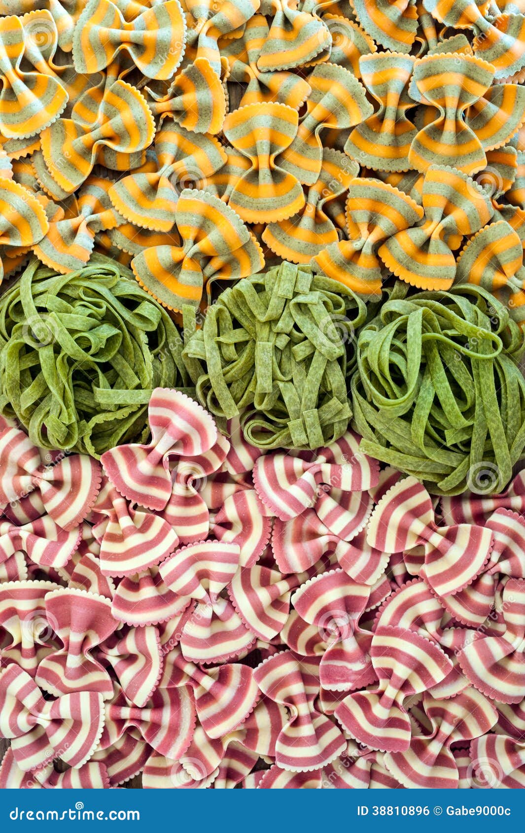 Various Different Colourful Pasta Backgrounds Stock Photo - Image of ...