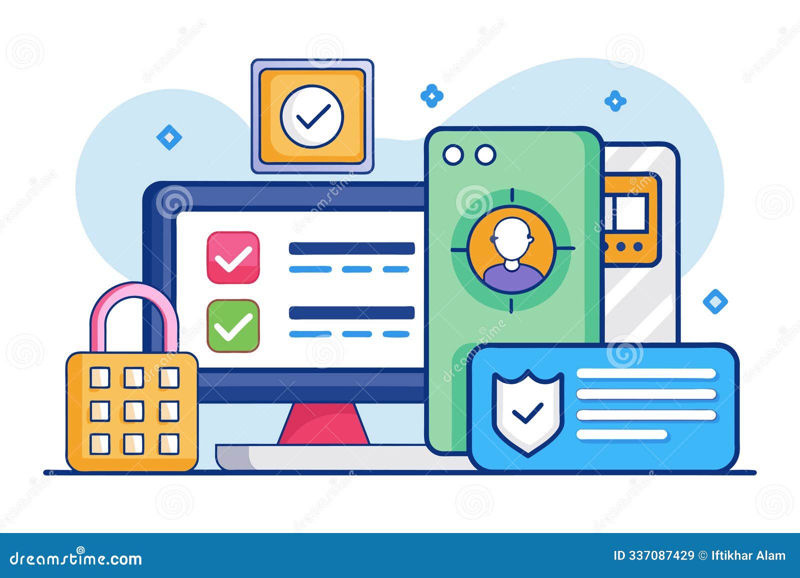 Various Digital Security Elements for Account Card Verification Verify ...