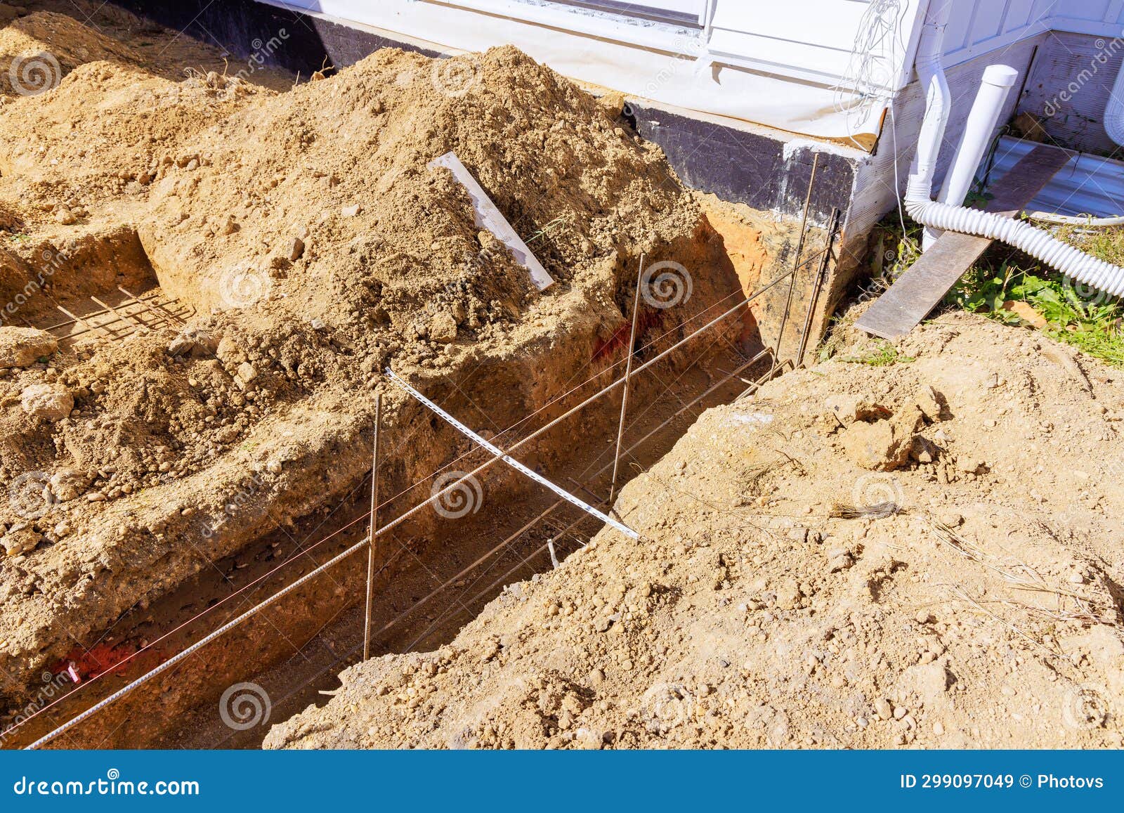 Various Earthworks Excavation a Digging of Trenches for Foundations ... Various Earthworks Excavation a Digging of Trenches for Foundations ...
