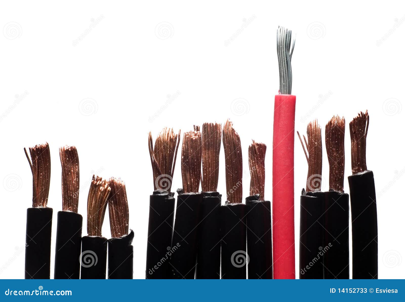 Various electric wires stock image. Image of digital - 14152733