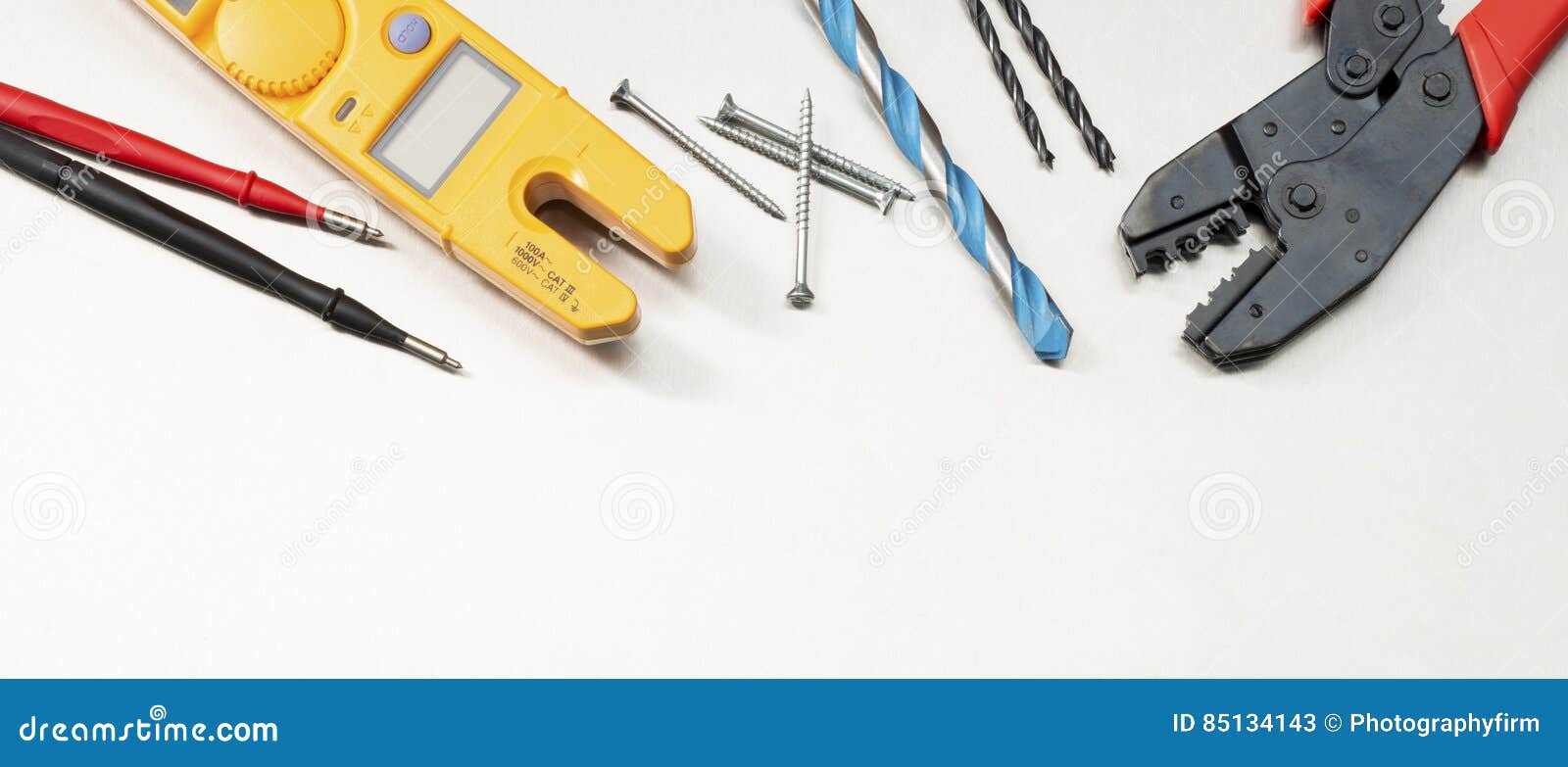 Tools for an Electrical Contractor Stock Image - Image of electrical ...