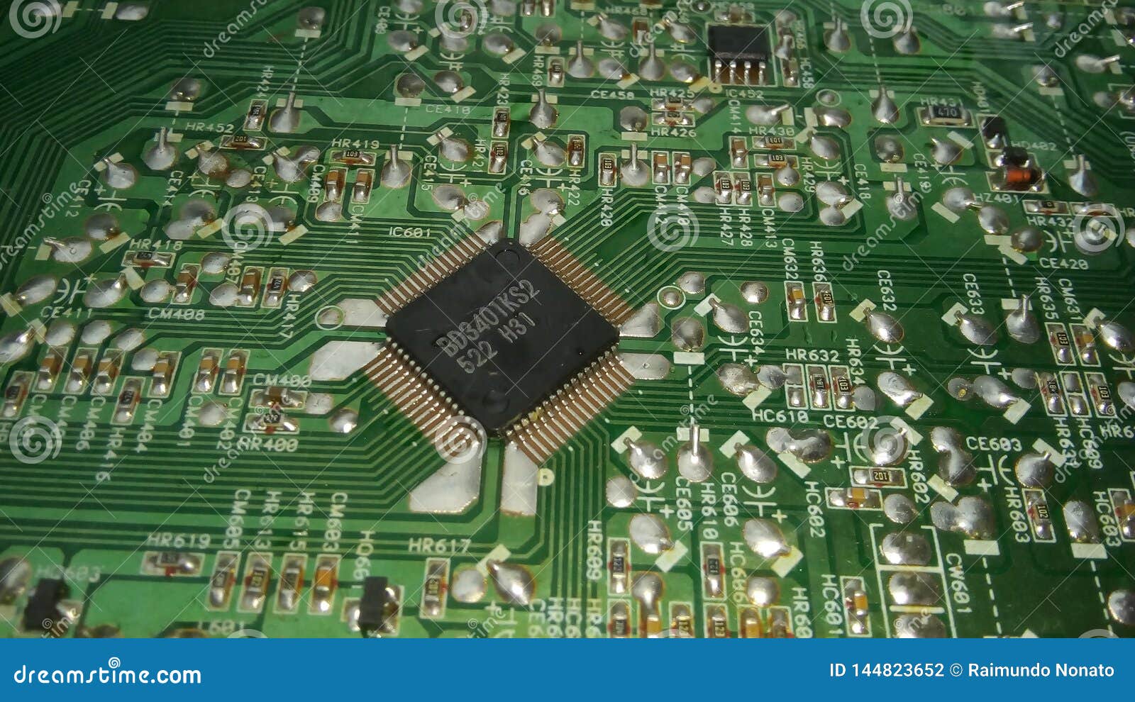 Various Electronic Components Stock Photo - Image of eletroniclife ...