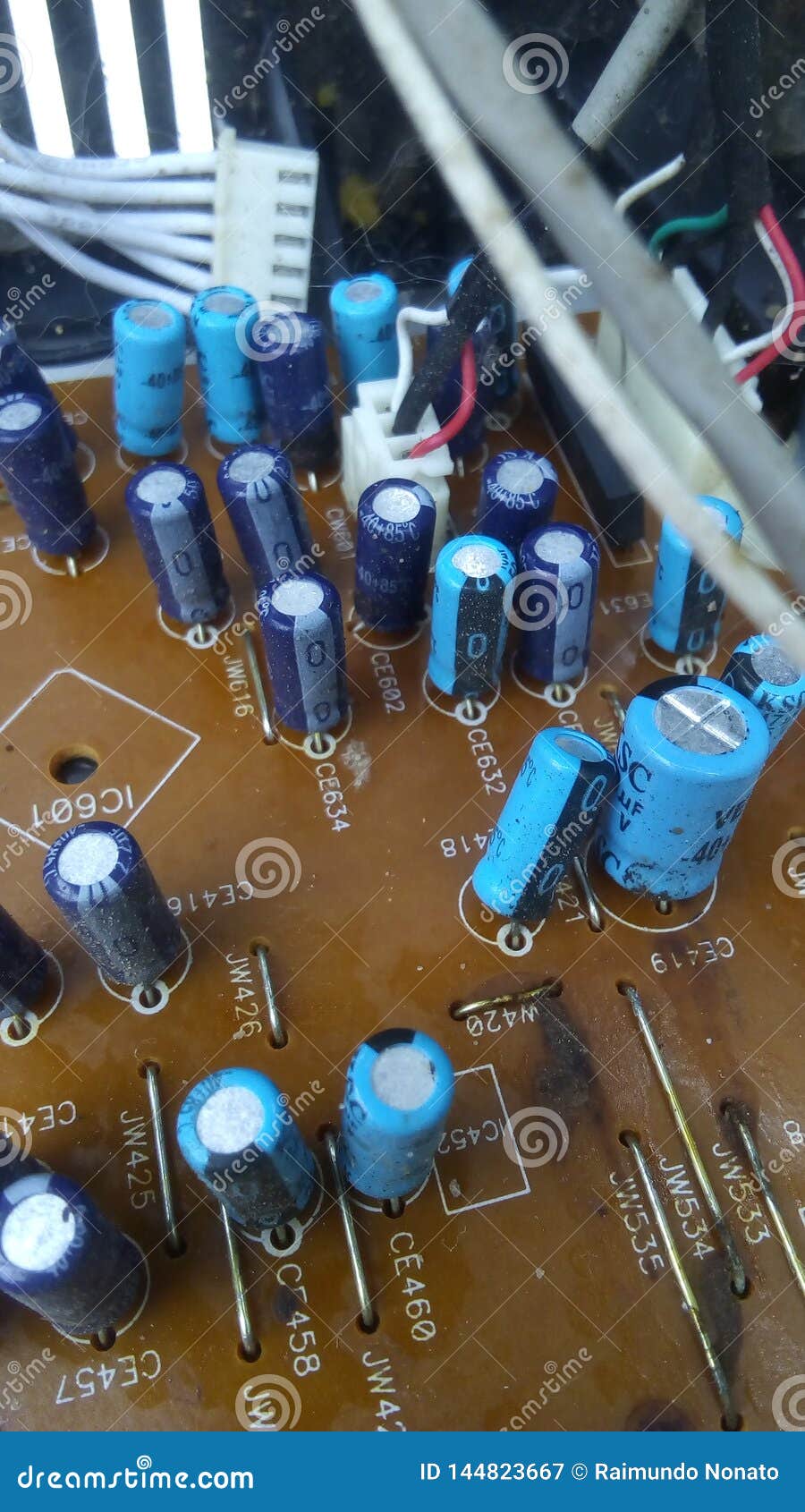 Various Electronic Components Stock Image - Image of energy, electronic ...