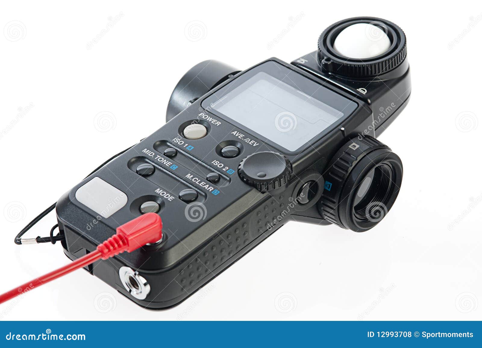 Various Electronic Exposure Meter Stock Photo - Image of flash ...