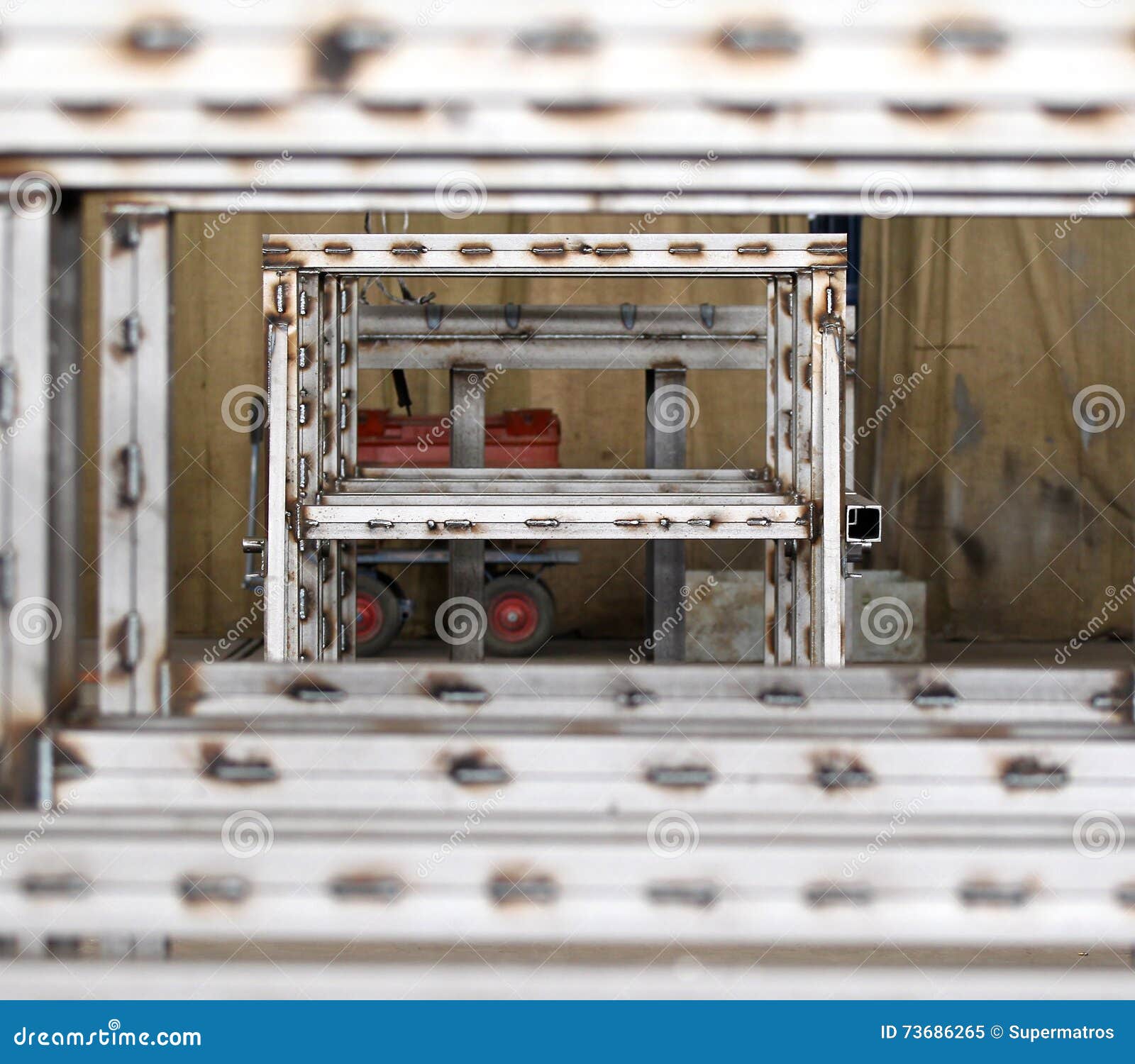 Various Elements of Metal Structures Stock Image - Image of elements ...