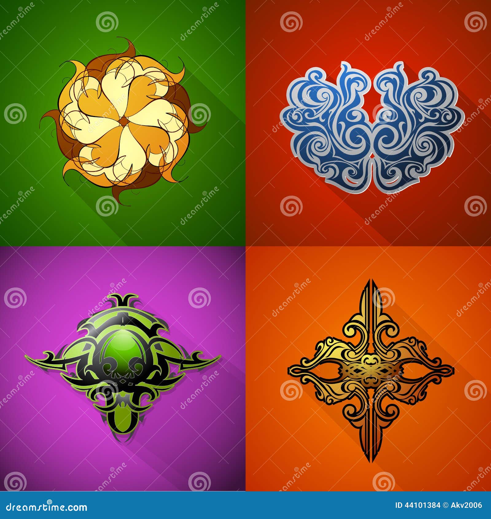 Various emblems set stock vector. Illustration of stamp - 44101384