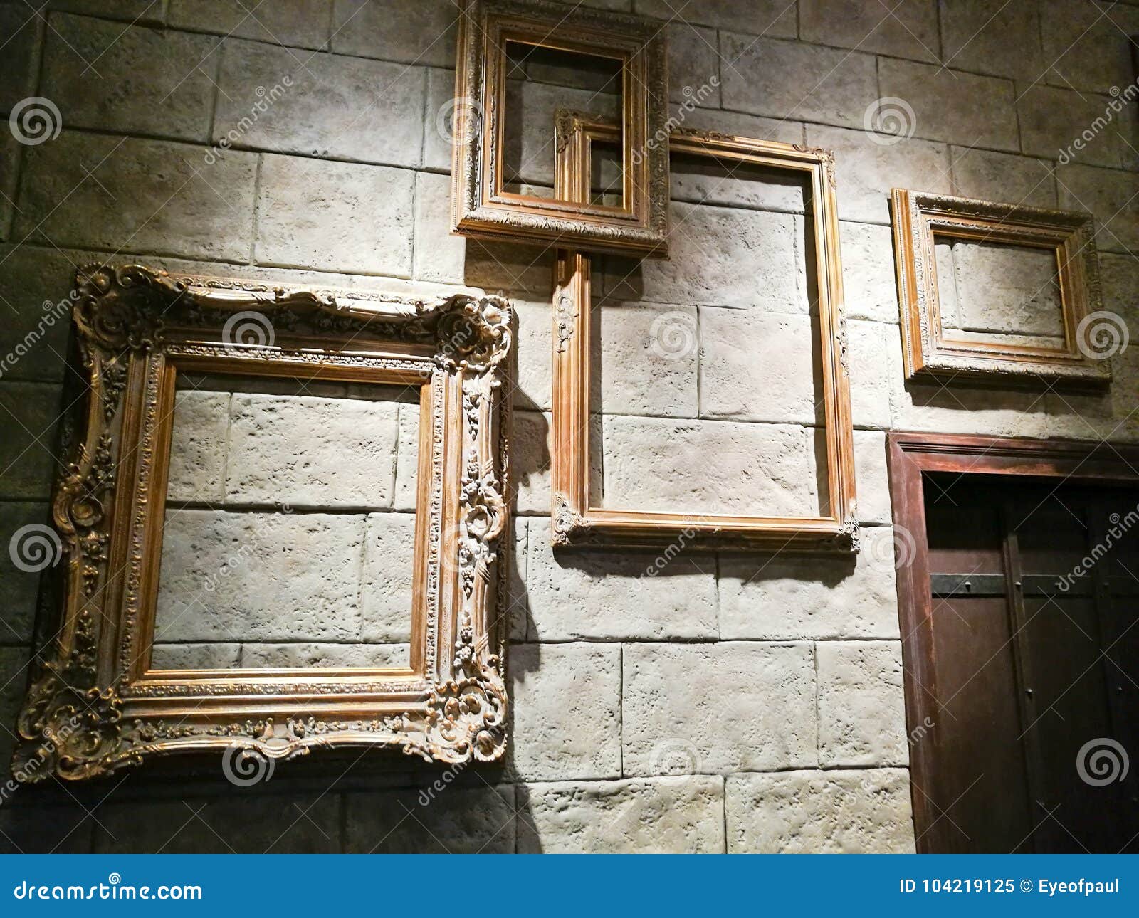 Empty Vintage Picture Frames