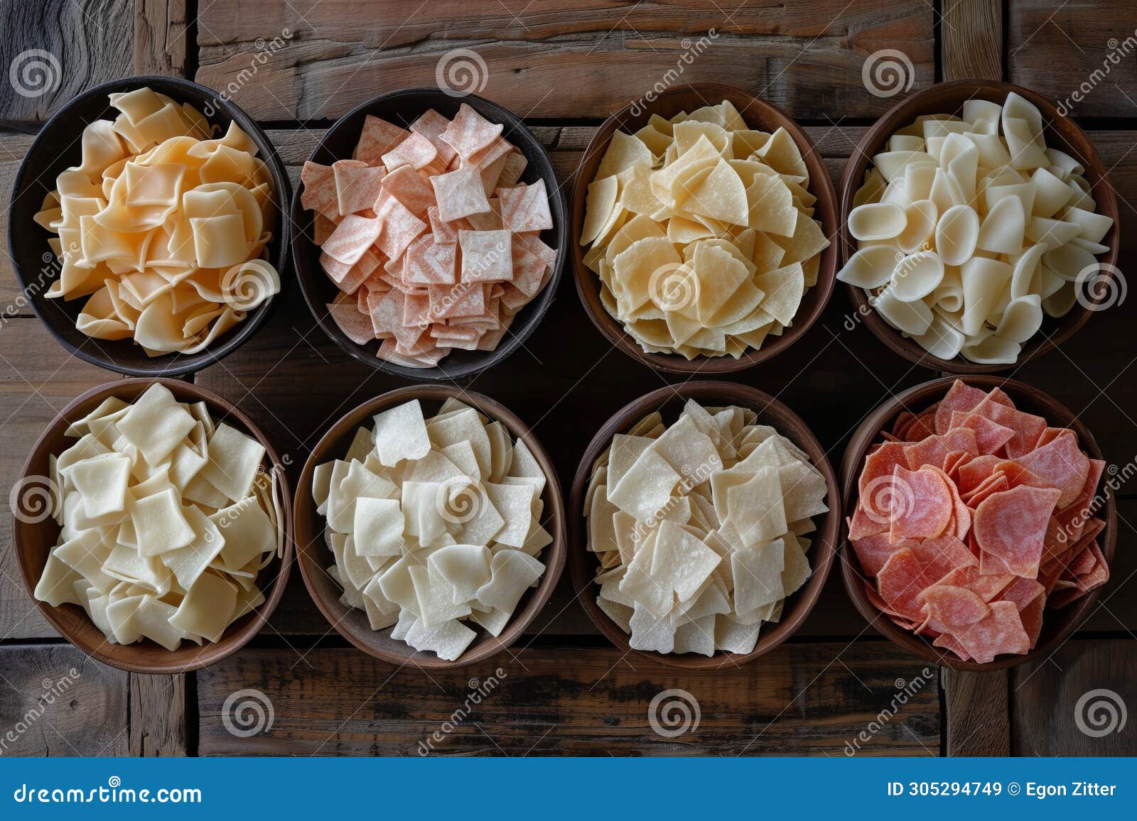 Various Examples of Asian Foods and Ingredients Stock Illustration ...