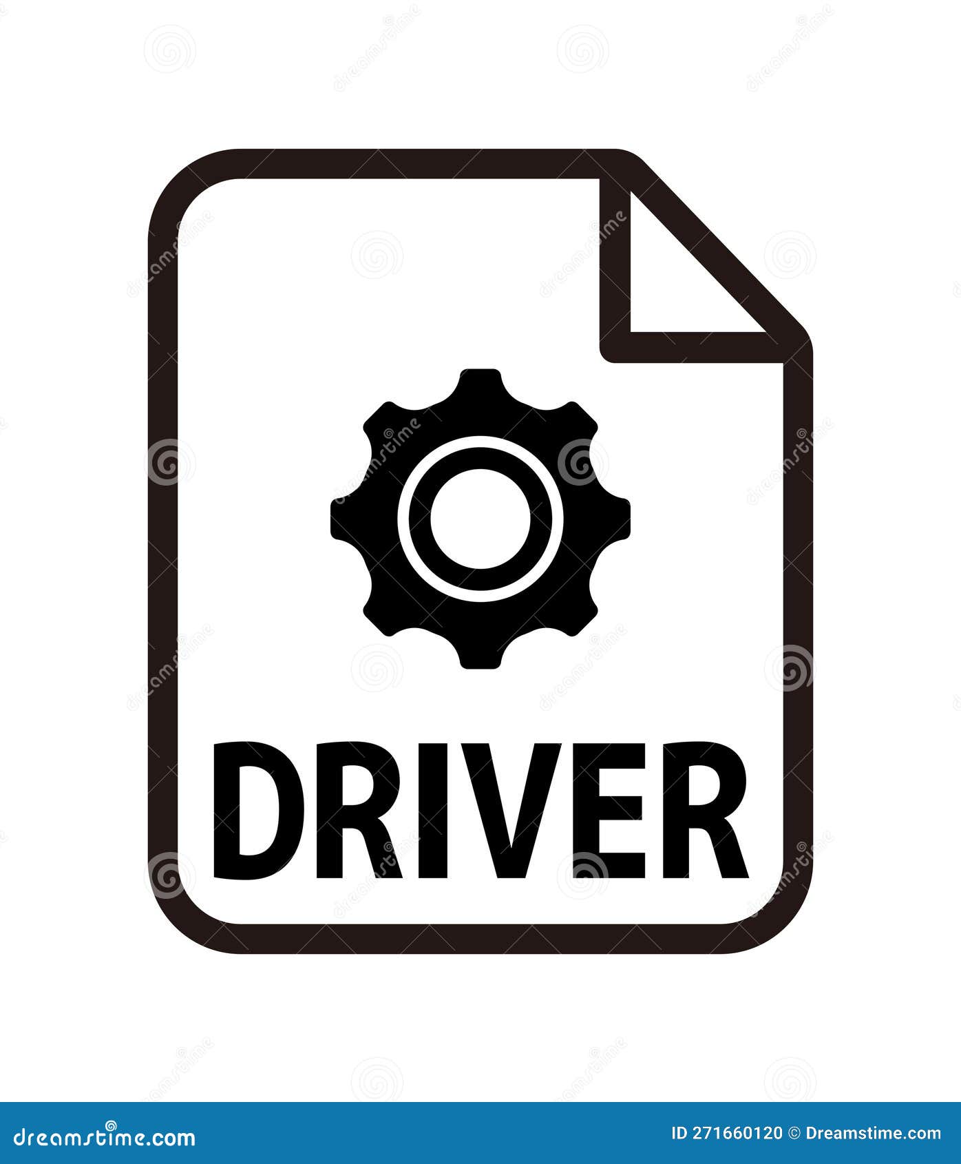 Various File Type Vector Icon Illustration Driver Stock Vector ...