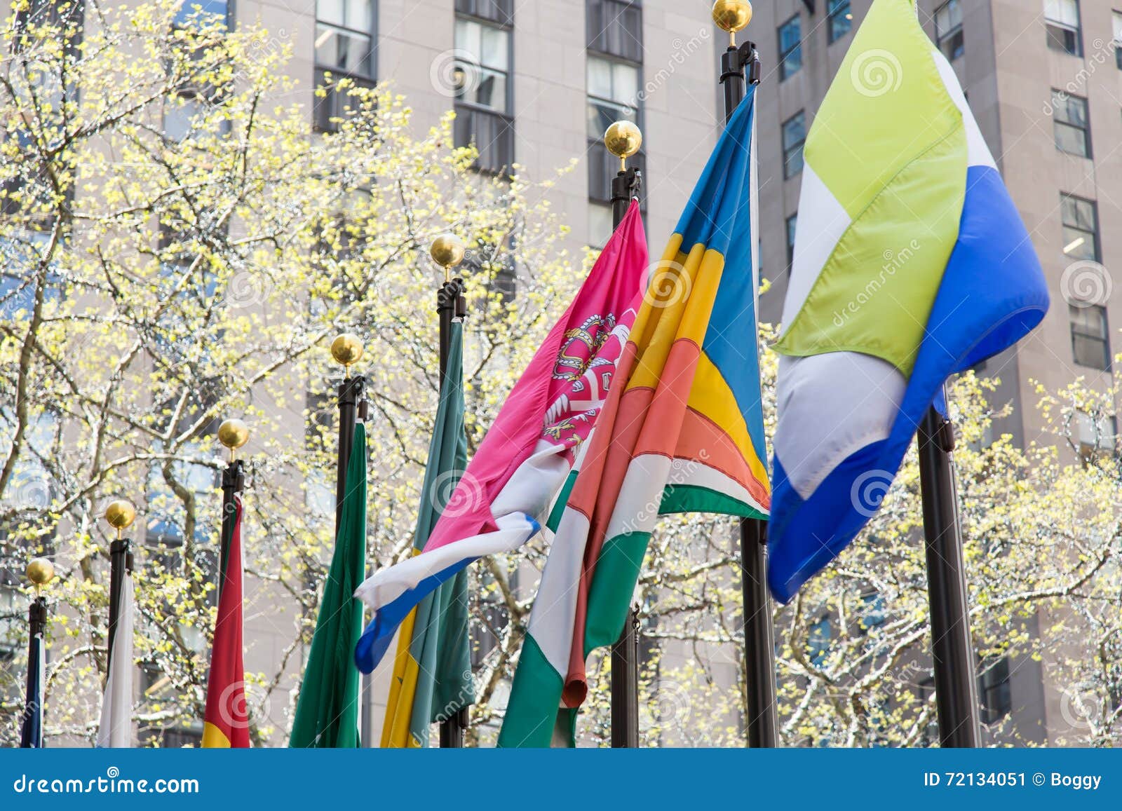 Various flags stock image. Image of flagpoles, countries - 72134051