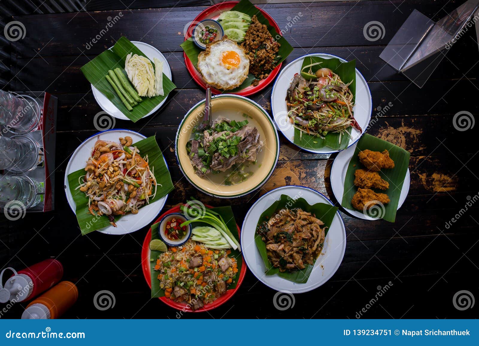 Various food on the table stock image. Image of cuisine - 139234751