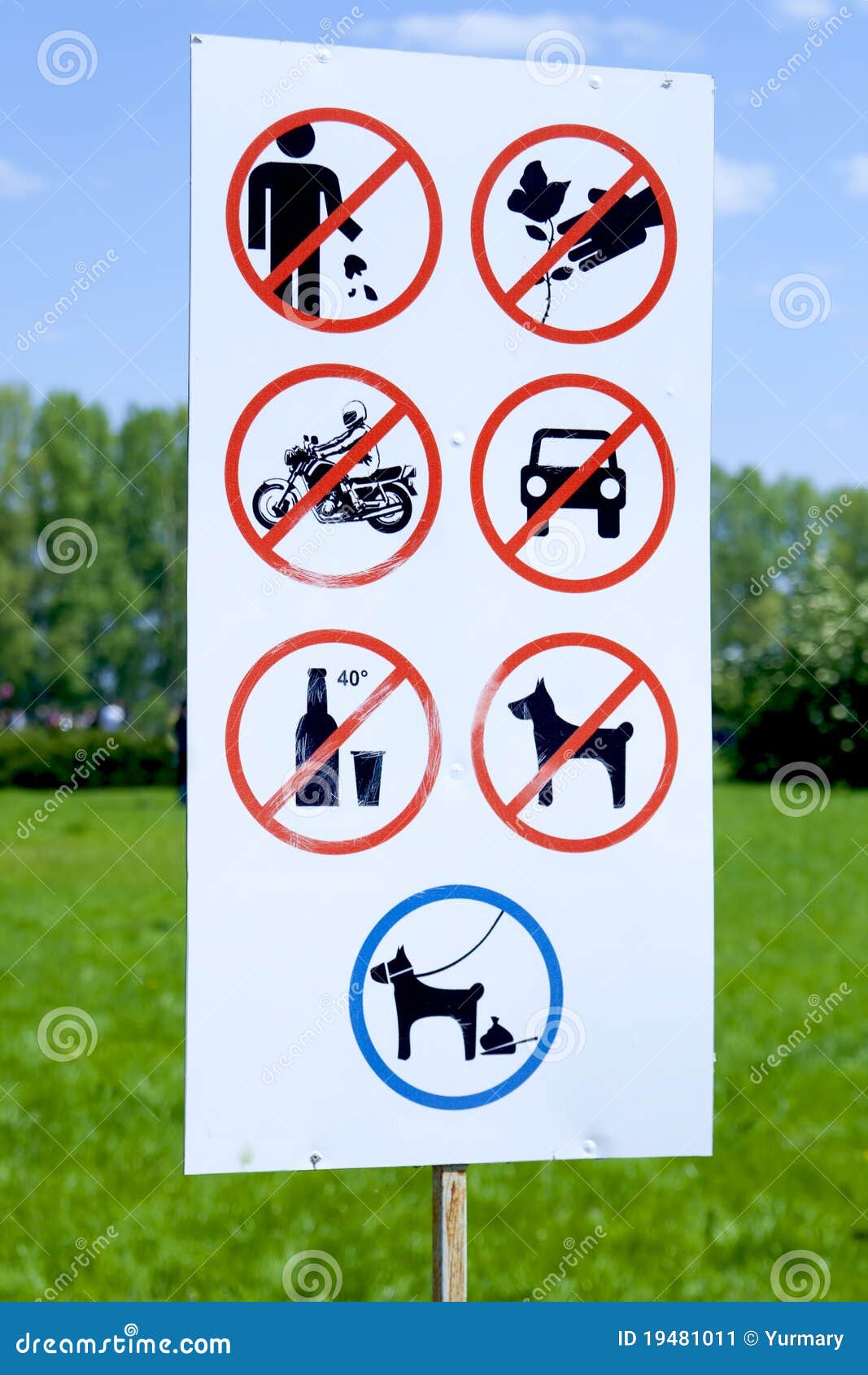 Various forbidden signs stock image. Image of notice - 19481011