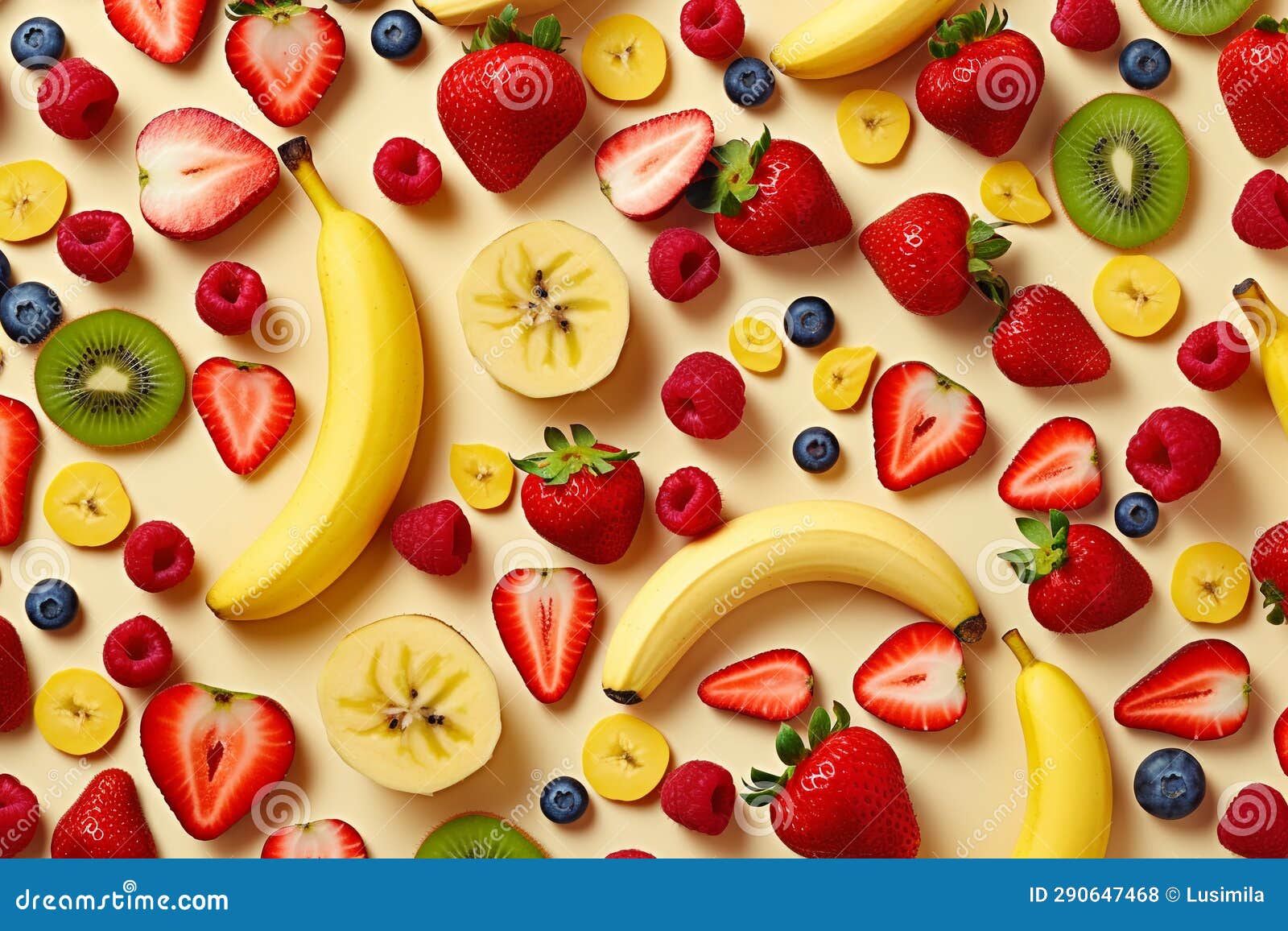 Various fresh fruits stock illustration. Illustration of wallpaper ...