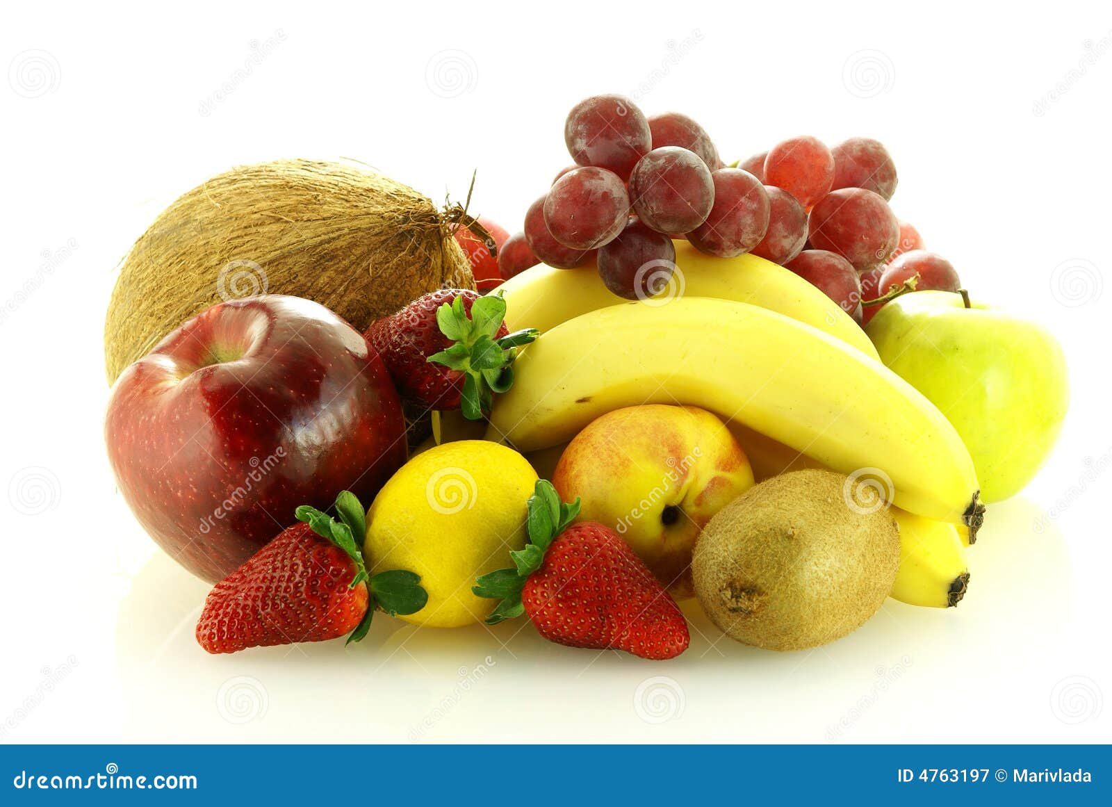 Various Of Fresh Ripe Juicy Fruits Picture. Image: 4763197