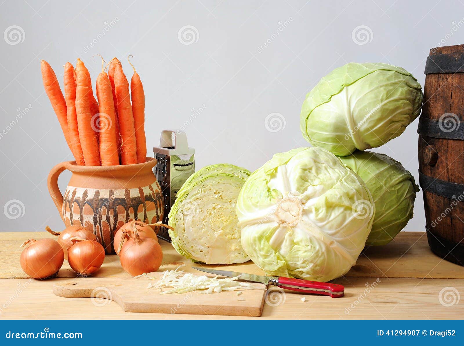 Various Fresh Vegetables and Ceramic Pot Stock Image - Image of healthy ...