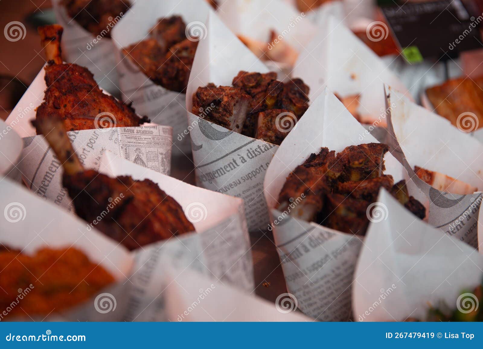 Various fried snacks stock image. Image of onthego, foodie - 267479419