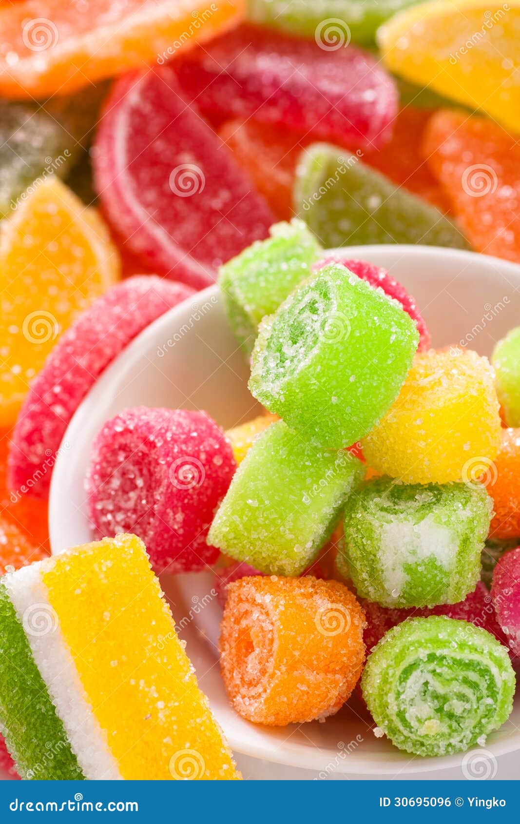 Various fruit candy mix stock photo. Image of color, chewing - 30695096