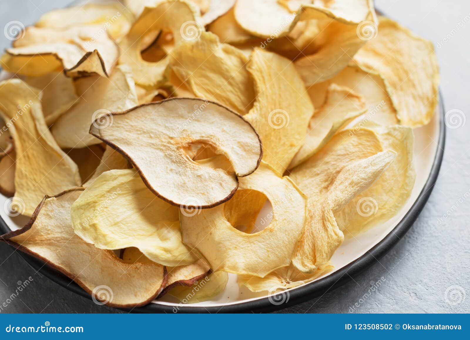 Various fruit chips stock photo. Image of dried, nutrition - 123508502