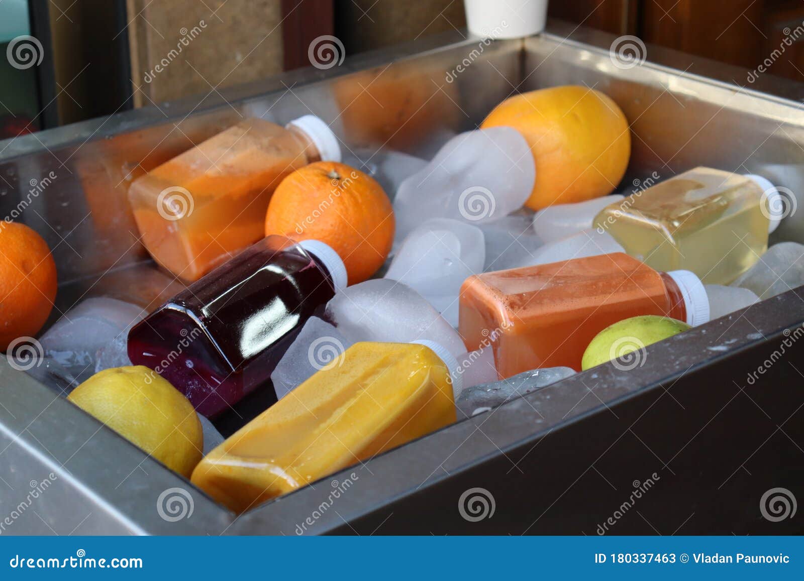 Various Fruits and Juices on Ice Stock Image - Image of fruits, drink ...