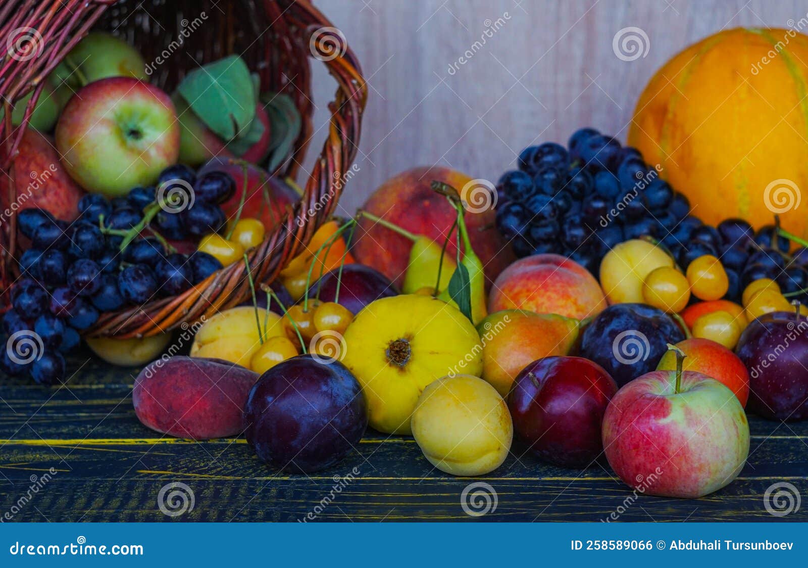 Various Fruits on the Table Stock Photo - Image of healthy, fruit ...
