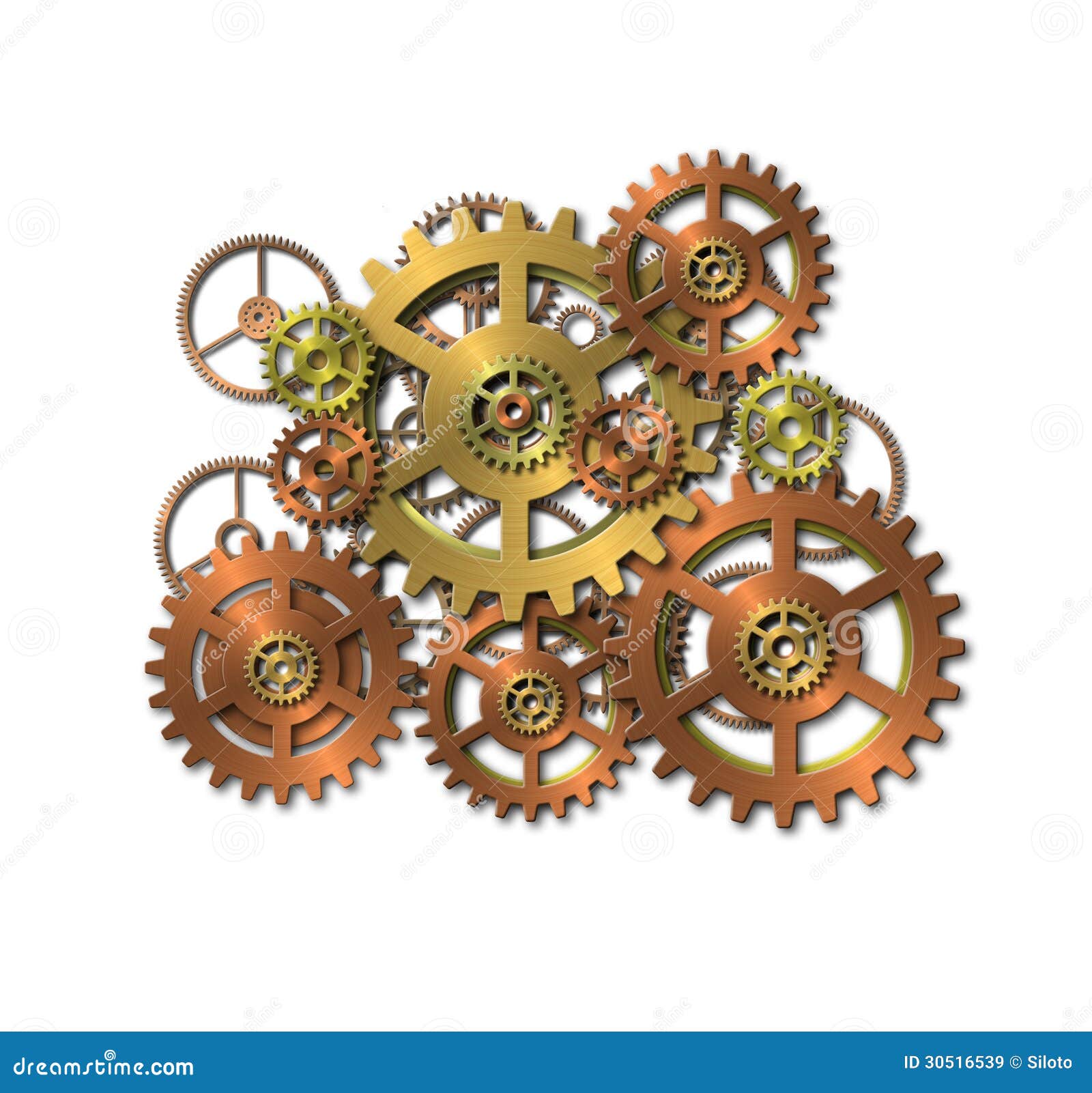 Various gears stock image. Image of industrial, gears - 30516539