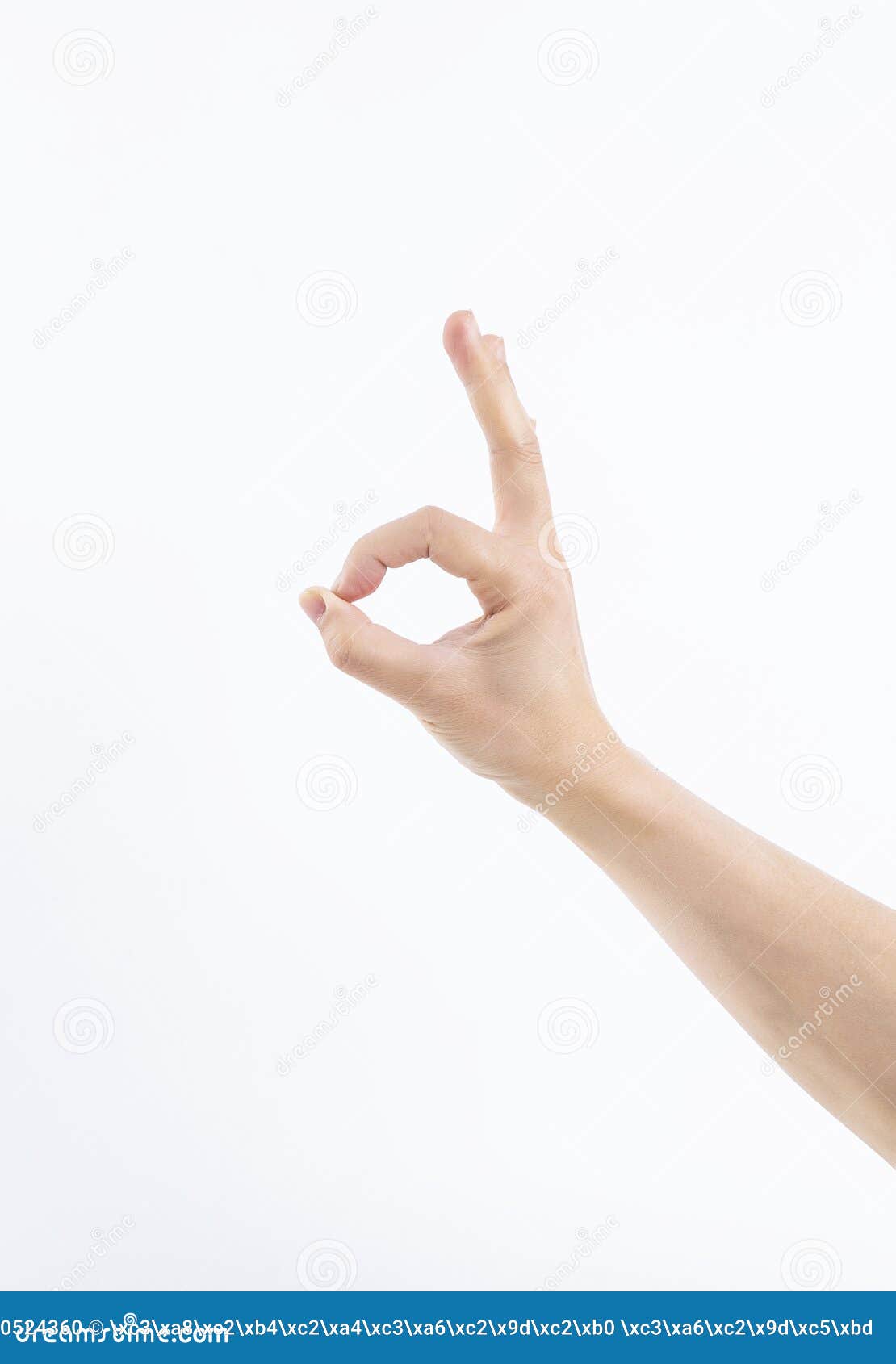 The Various Gestures of One Hand Stock Photo - Image of bottle, beauty ...