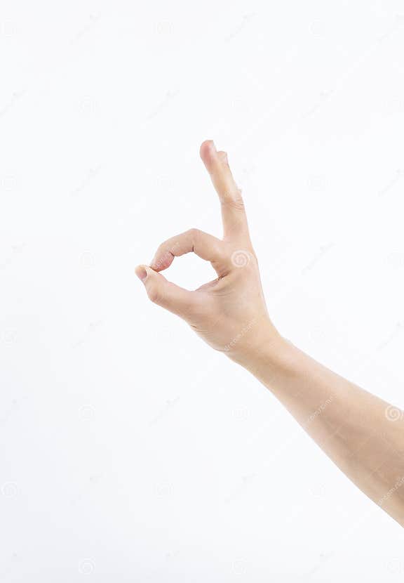 The Various Gestures of One Hand Stock Photo - Image of bottle, beauty ...