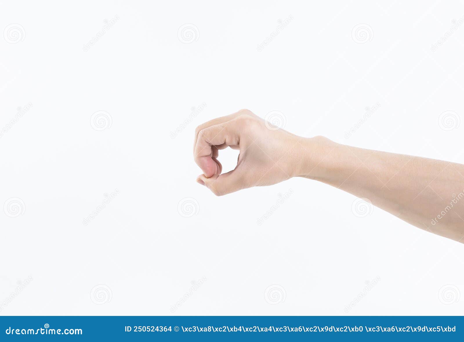 The Various Gestures of One Hand Stock Photo - Image of grab, clipping ...