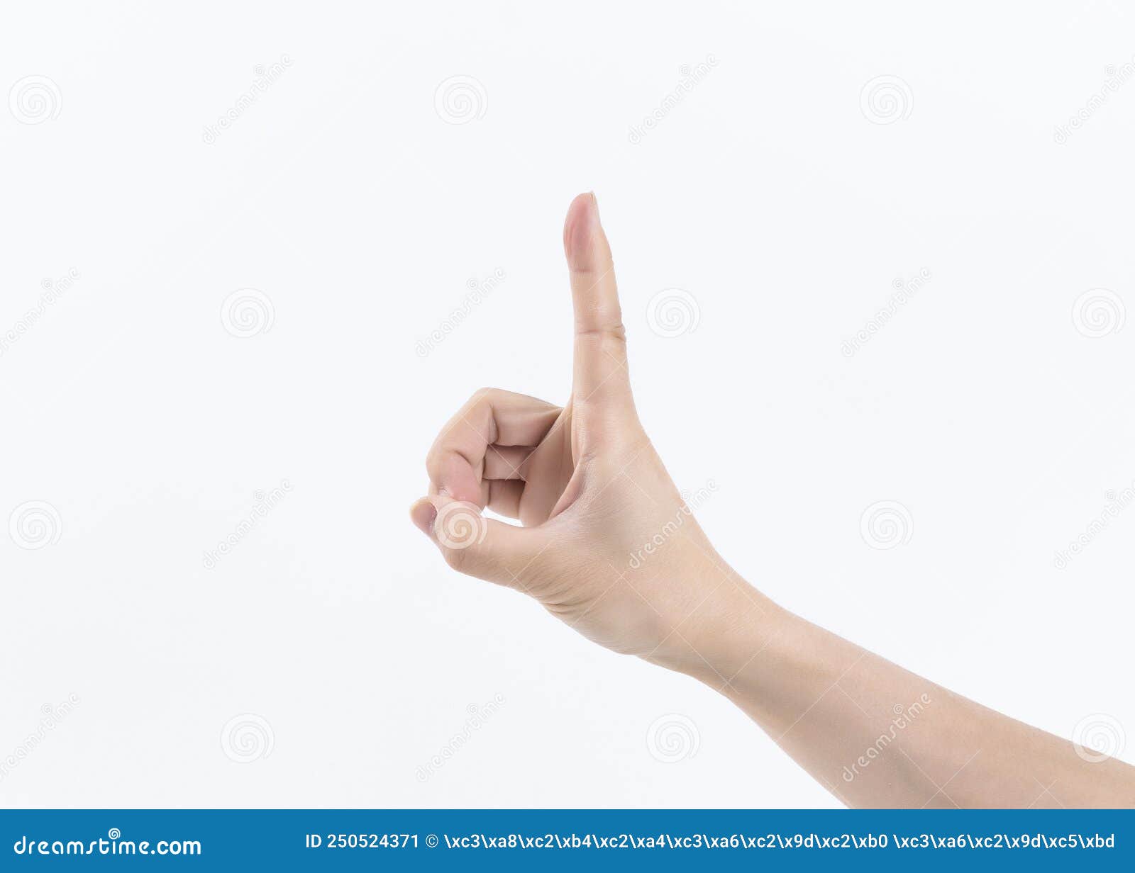 The Various Gestures of One Hand Stock Image - Image of clipping ...