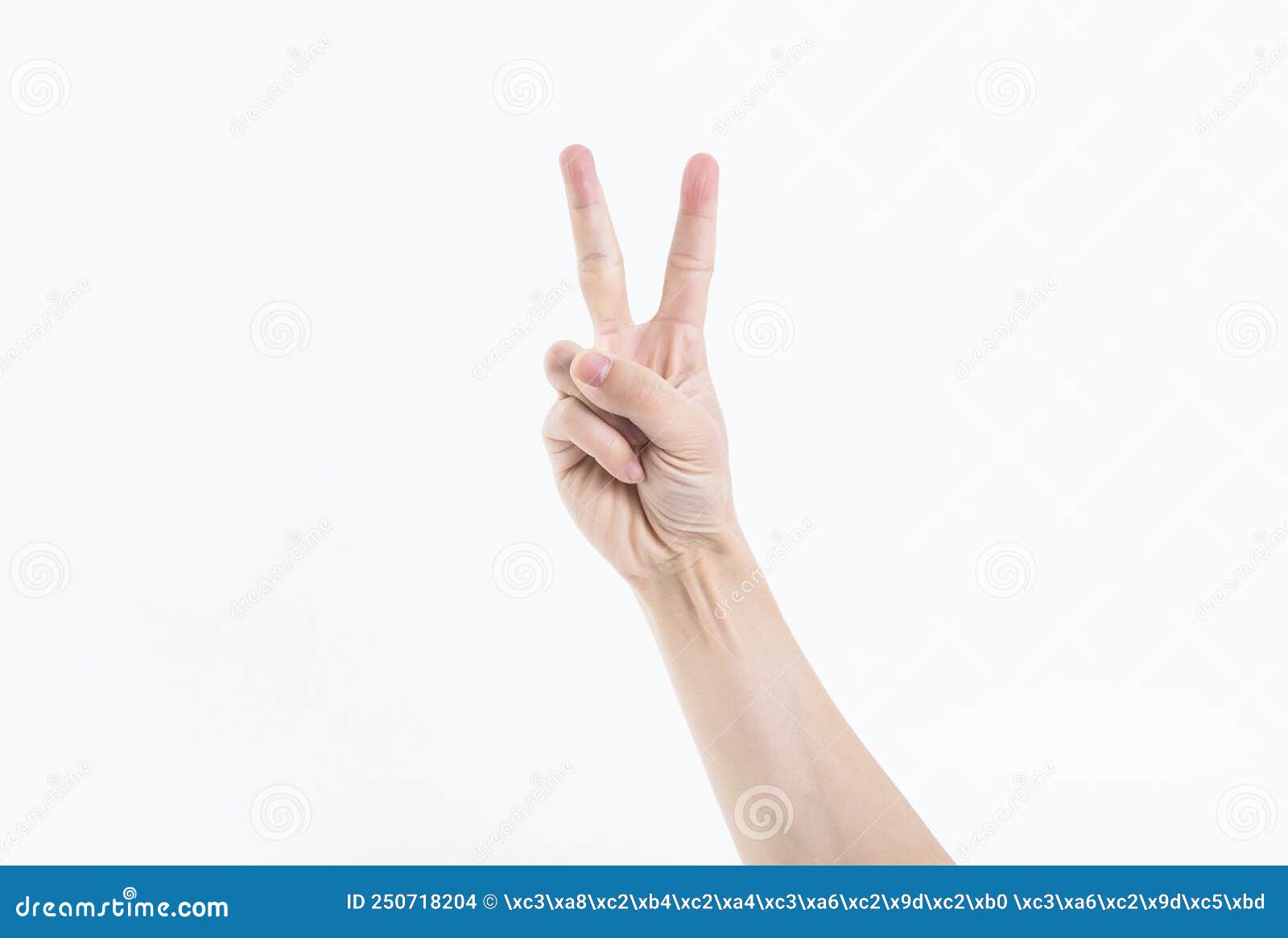 The Various Gestures of One Hand Stock Photo - Image of care ...