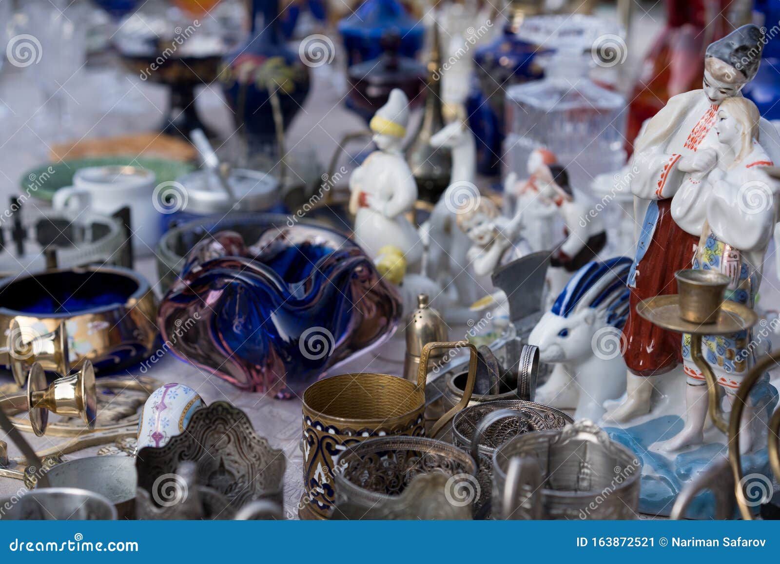 Various goods at the fair stock image. Image of goods - 163872521