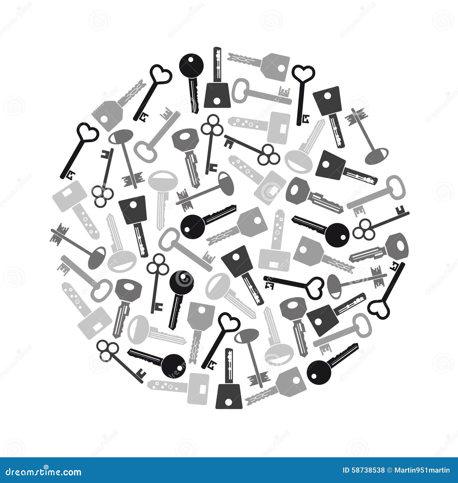 Keys Symbols Icons Signs Logos Simple Bronze, Silver, Gold, Platinum ...