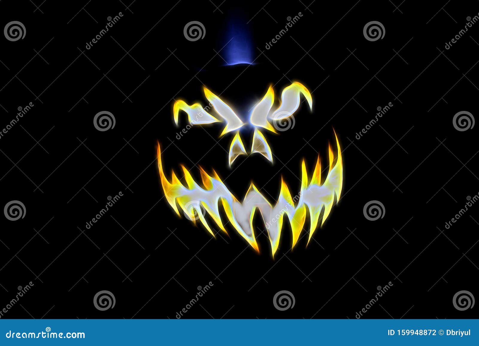 Various Halloween Illustrations Depicting Different Aspect of ...