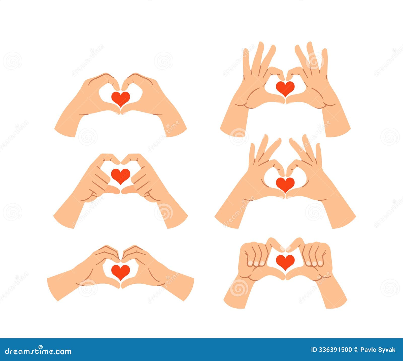 Hand Gestures Forming a Heart Shape, Displaying Love, Care, and ...