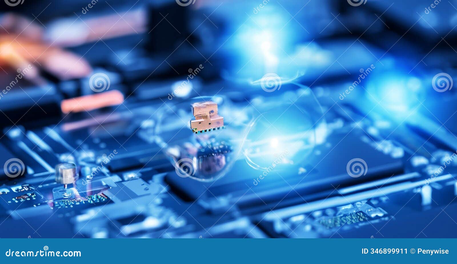 Hardware Connections and Components Generative Image Stock Illustration ...