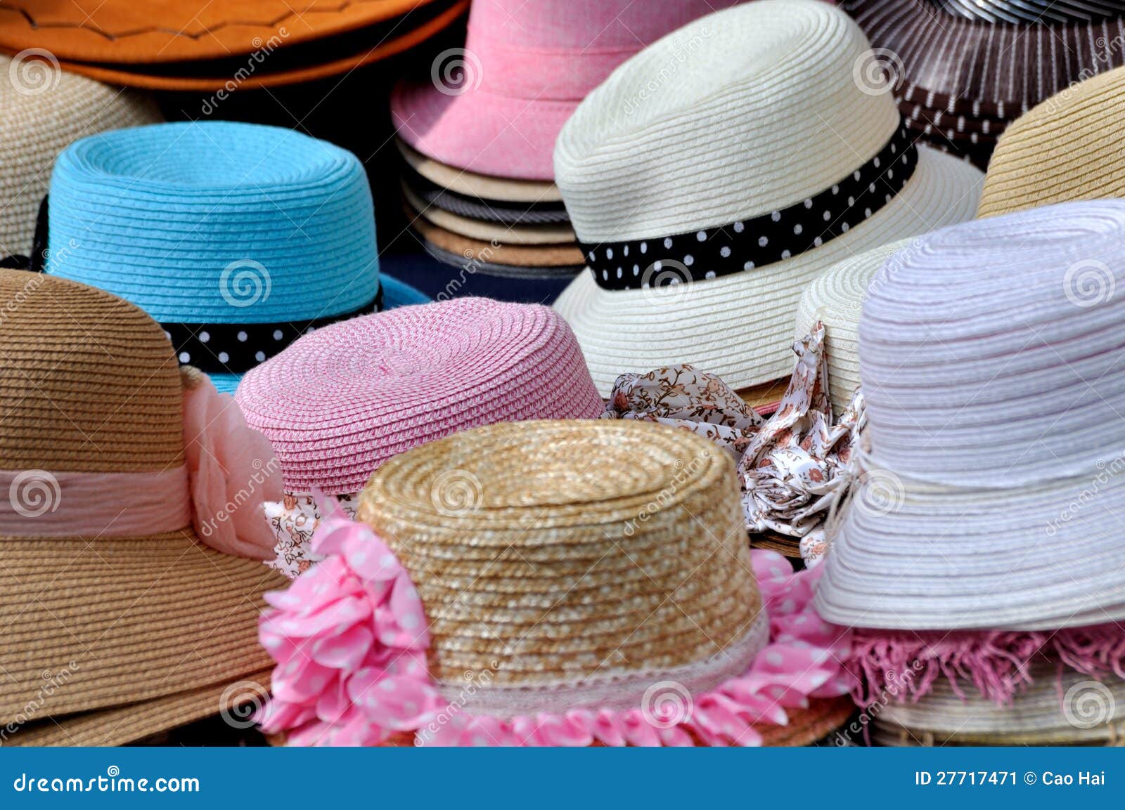 Various of hat stock image. Image of decoration, repeated - 27717471