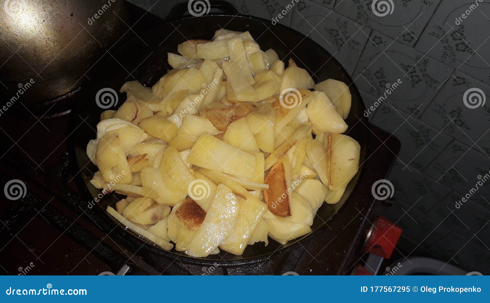 Various Homemade Cooked Food in the Kitchen Stock Image - Image of ...
